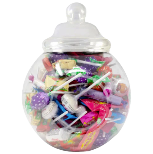 3.25L Empty Cookie Jar With Bobble Lid – Occasionally Sweet