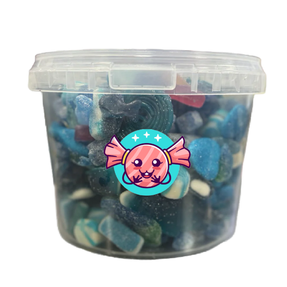 Blue Sweets Bucket 1.5kg – Occasionally Sweet