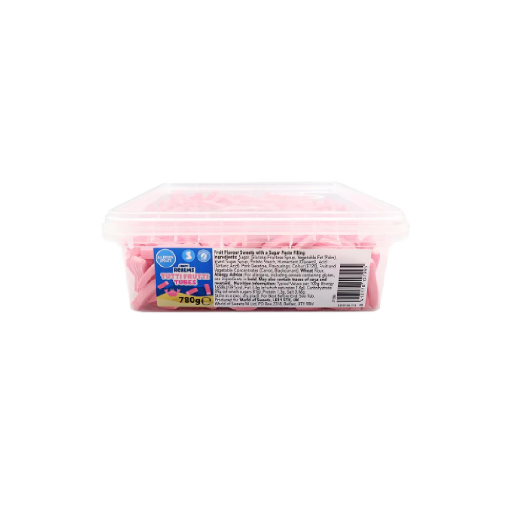Candy Realms Tutti Frutti Planks Tub 780g – Occasionally Sweet